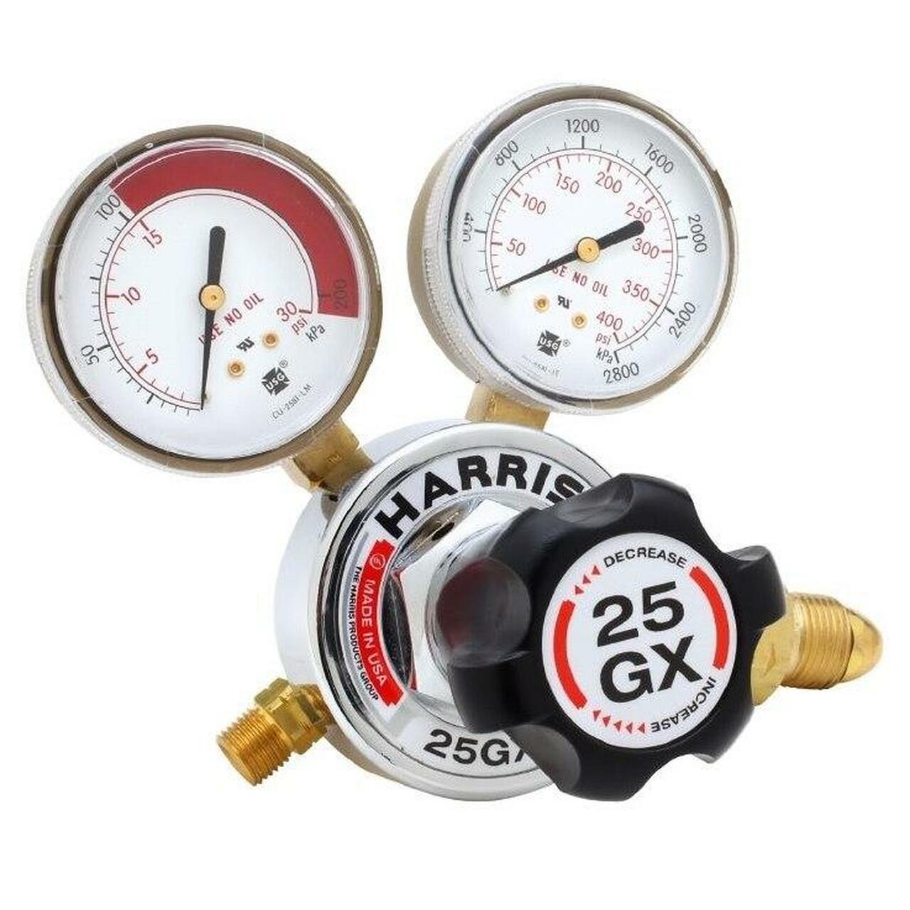 Harris Model 25GX Single Stage Propane Regulator CGA 510P (Male) 25GX ...